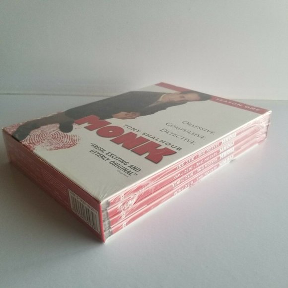 Media | Monk Season 1 Dvd 204 4disc Set New Sealed | Poshmark